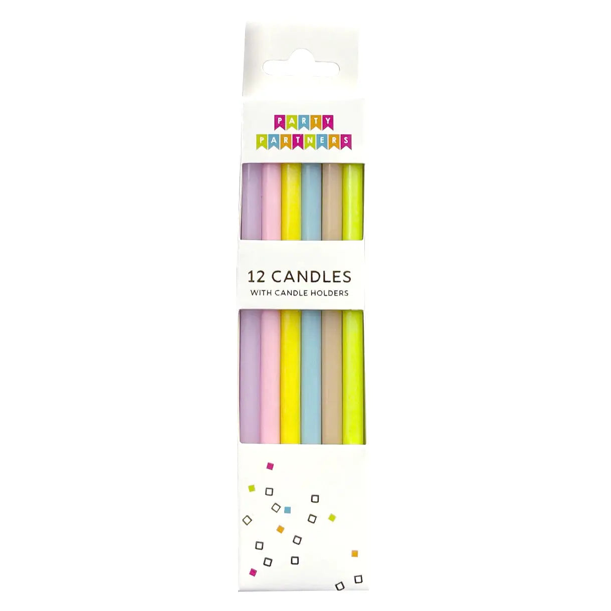 Pastel Rainbow Gradient 12 Candle Set – Little Luxuries of Mackinac Island