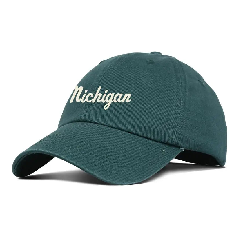 Michigan Script Hat – Little Luxuries of Mackinac Island